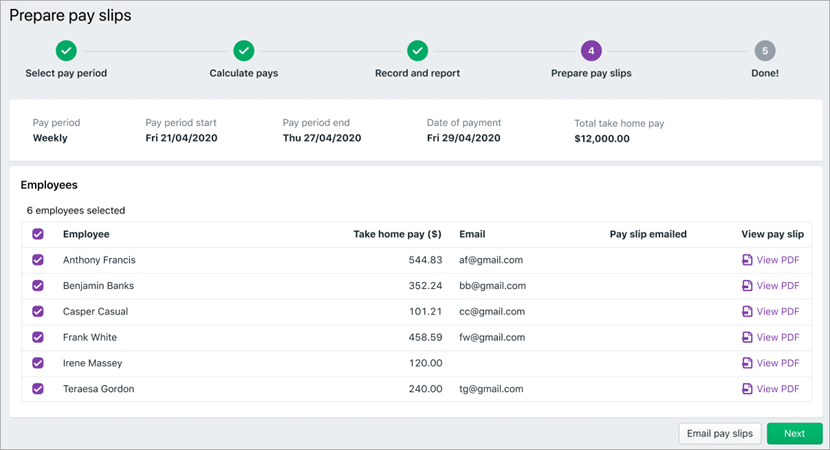 Do a pay run - MYOB Business - MYOB Help Centre